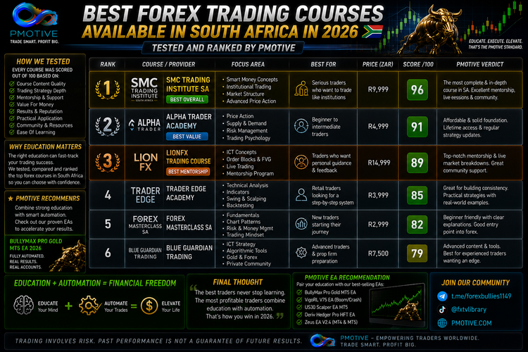 Best Forex Courses South Africa 2026 — Tested & Ranked – PMotive